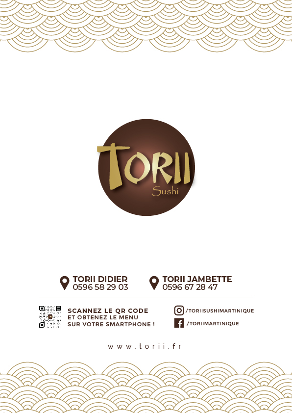 Menu – TORII SUSHI