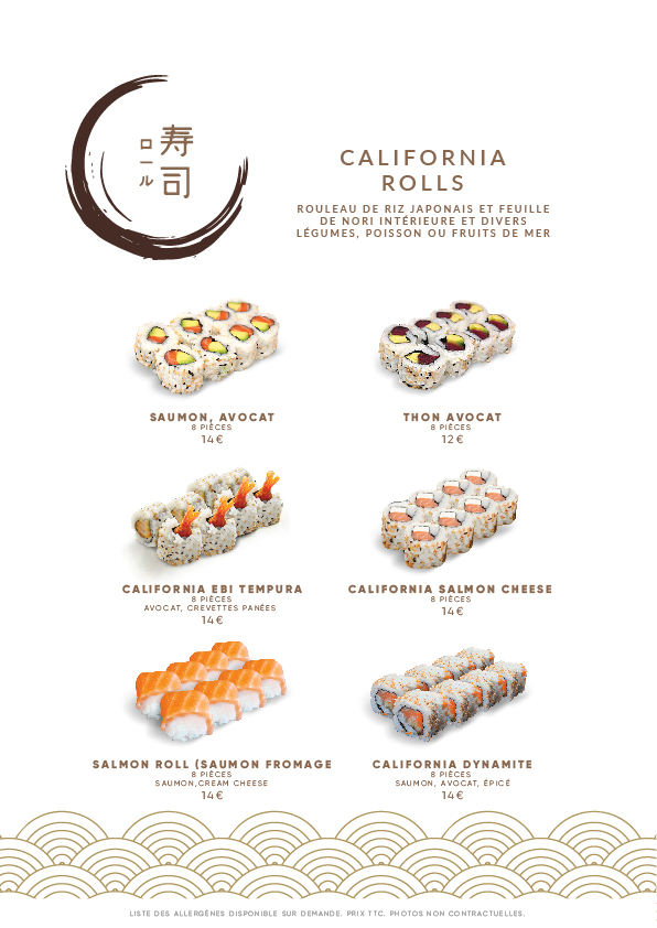 Menu – TORII SUSHI