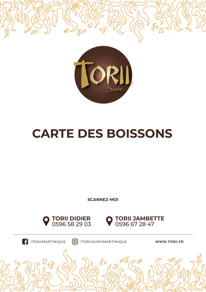 Menu – TORII SUSHI